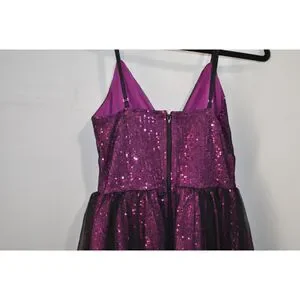 privy | Dresses | Privy Sequined Mini Dress With Black Sheer Overlay ...
